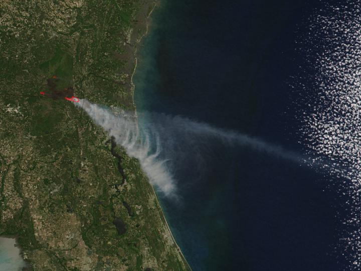Georgia Fire Still Burning Str [IMAGE] | EurekAlert! Science News Releases