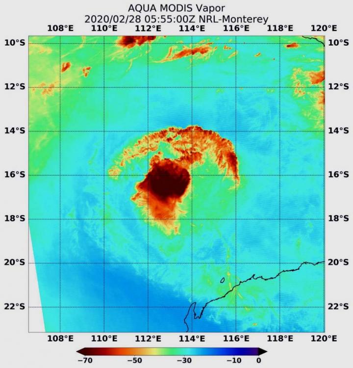NASA Finds Dry Air Sapping Tropical Cyclone F | EurekAlert!