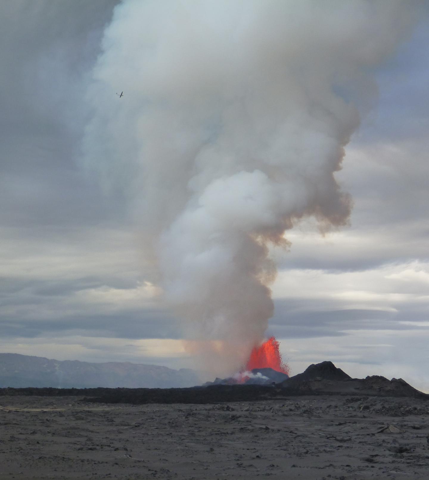 Eruption at Bárðarb [IMAGE] | EurekAlert! Science News Releases