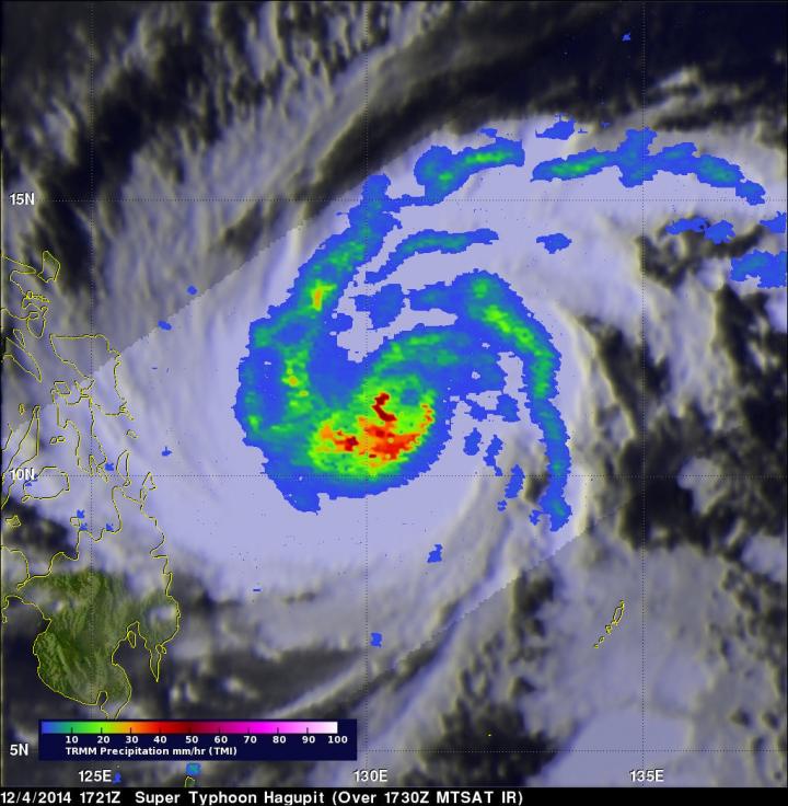 TRMM Image of Hagupit [IMAGE] | EurekAlert! Science News Releases