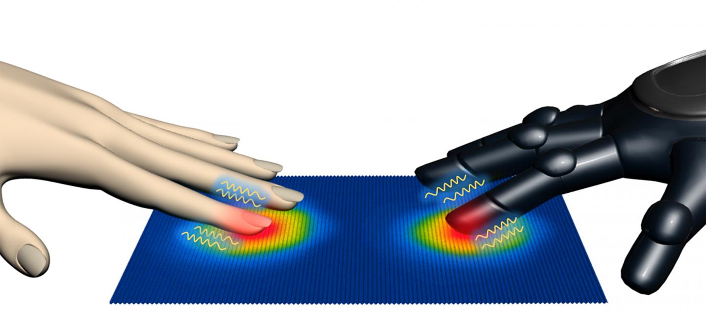 Artificial Fingertip Skin 'Feels' Heat and Pr | EurekAlert!