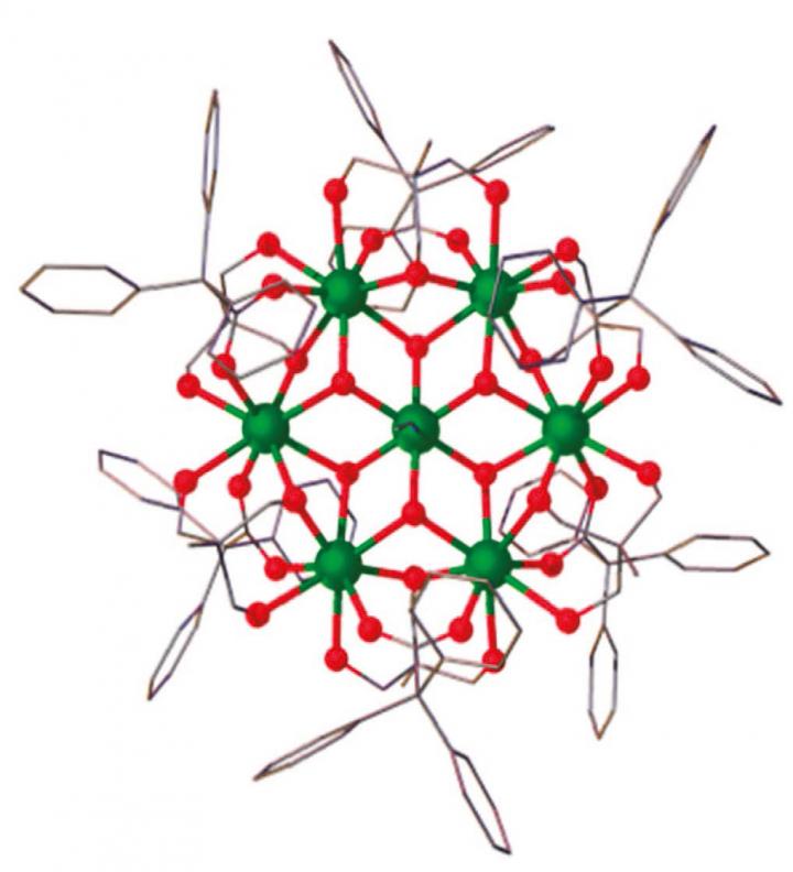 Magnetic Molecule Gd7 [IMAGE] | EurekAlert! Science News Releases