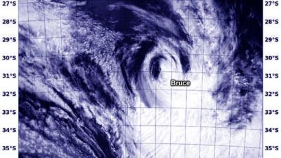 NASA sees the last of Cyclone Bruce in Southe | EurekAlert!