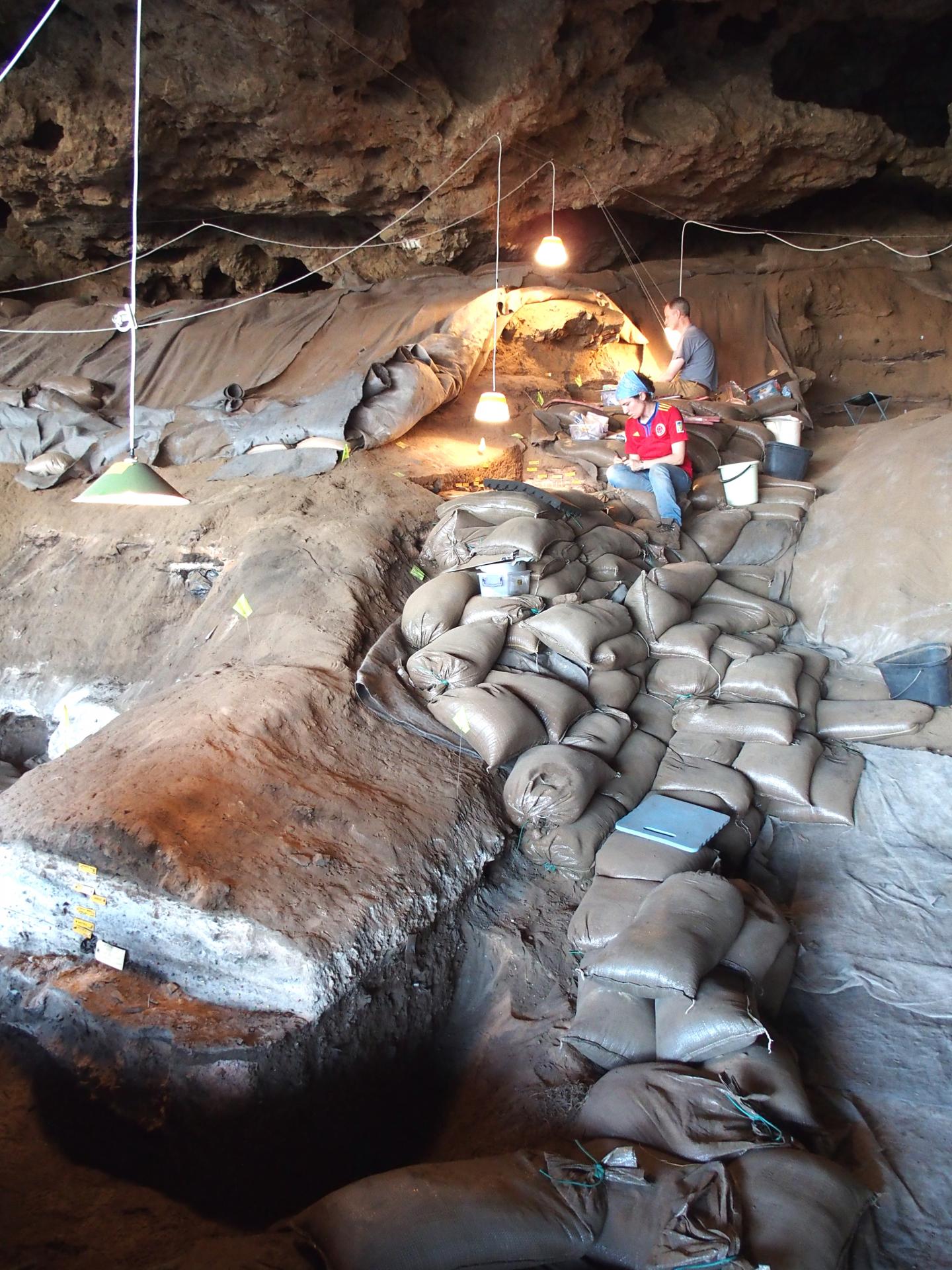 Border Cave excavations. [IMAGE] | EurekAlert! Science News Releases