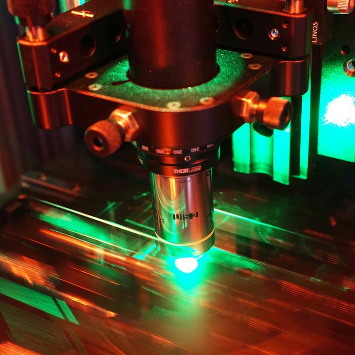 Laser Writing Setup [image] Eurekalert Science News Releases