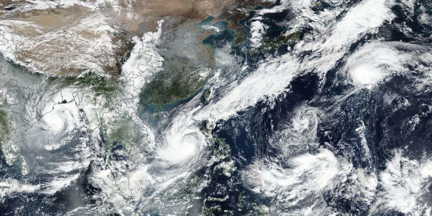 NASA finds a stronger Matmo headed for landfa | EurekAlert!