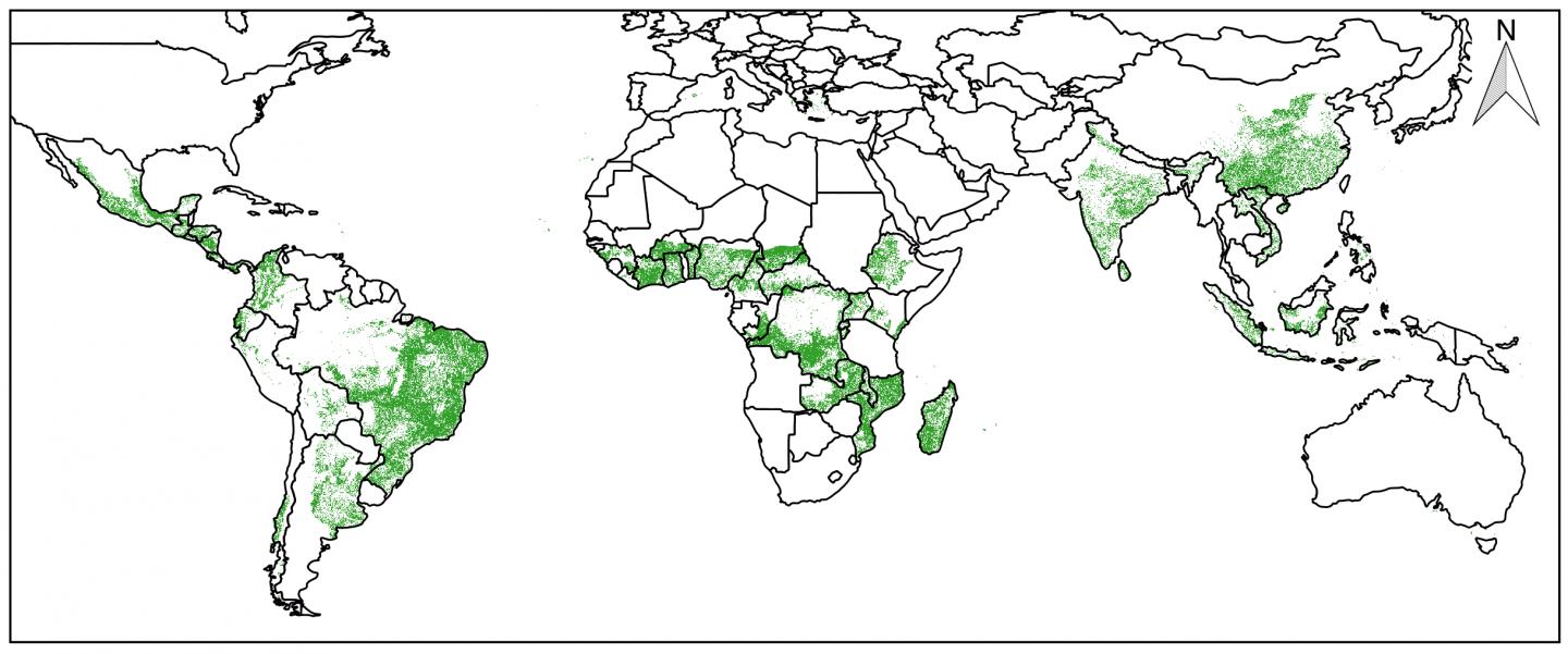 Mixed Crop And Livestock Farming Map