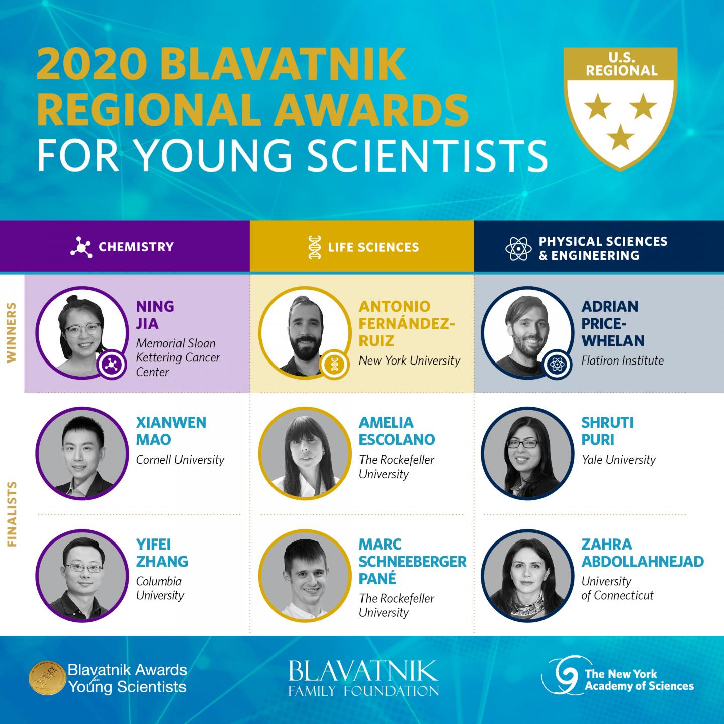 2020 Blavatnik Regional Awards [IMAGE] | EurekAlert! Science News Releases