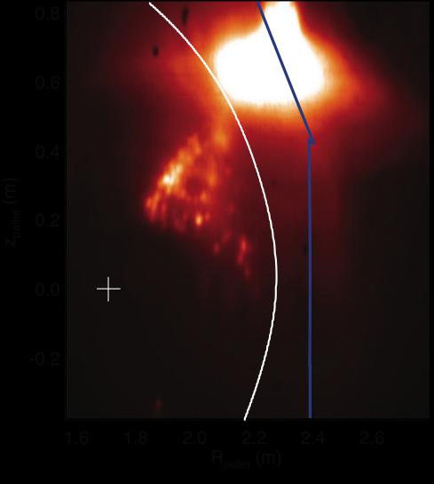 Ice Injection into a Plasma [IMAGE] | EurekAlert! Science News Releases
