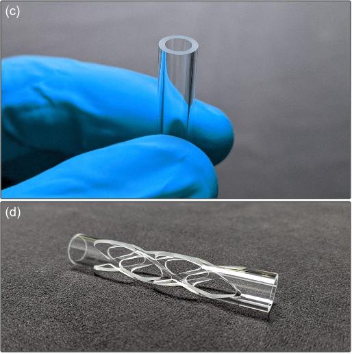 Cutting of glass tubes with co [IMAGE] | EurekAlert! Science News Releases