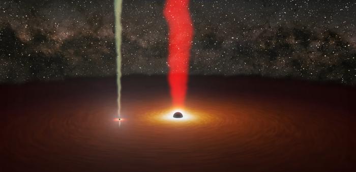 Illustration of the black hole [IMAGE] | EurekAlert! Science News Releases