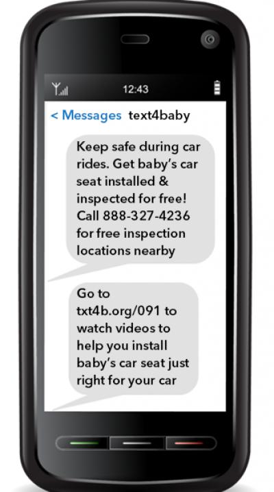 Text4baby Text Message [IMAGE] | EurekAlert! Science News Releases