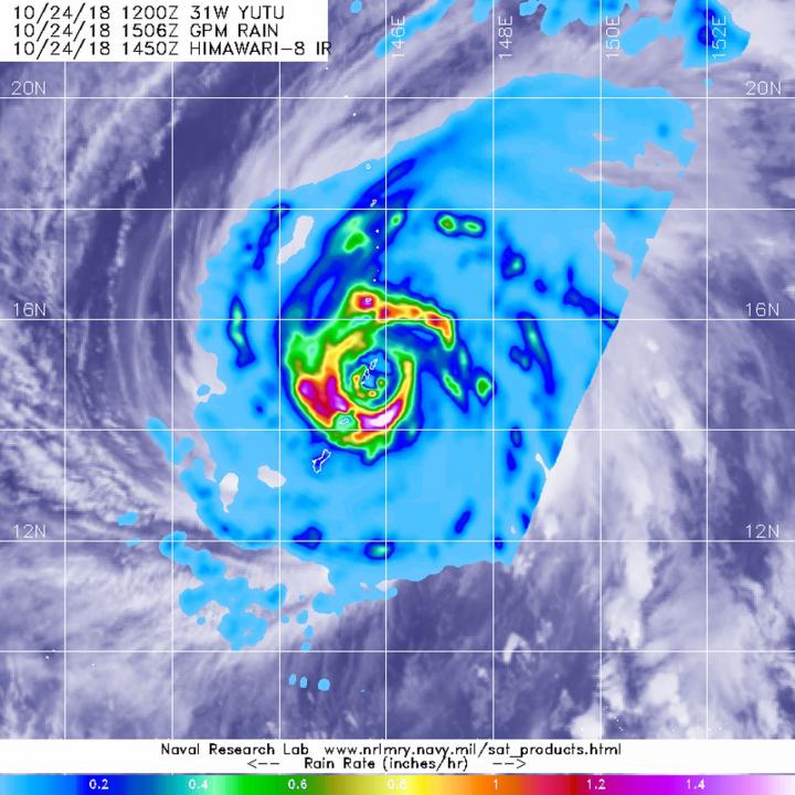 GPM Image of Yutu [IMAGE] | EurekAlert! Science News Releases