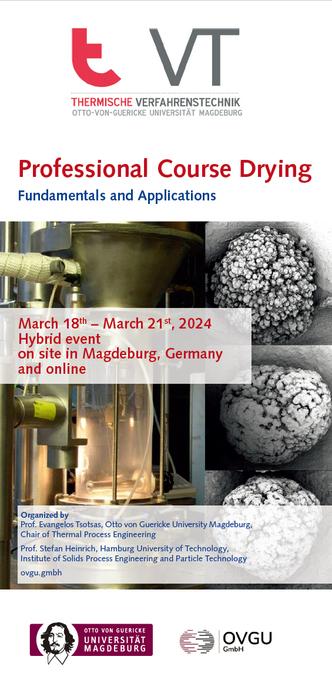 Professional Course “Drying – [IMAGE] | EurekAlert! Science News Releases