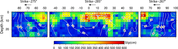 Coseismic rupture model of the [IMAGE] | EurekAlert! Science News Releases