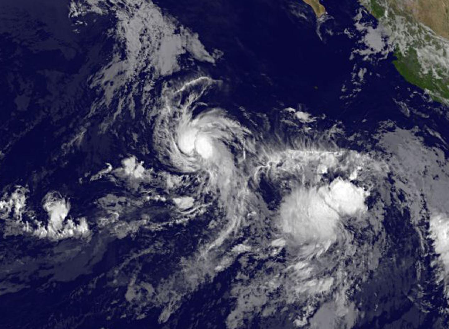 Satellite sees Tropical Storm Greg after 'eat | EurekAlert!
