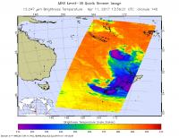 NASA sees Tropical Cyclone cook strongly affe | EurekAlert!