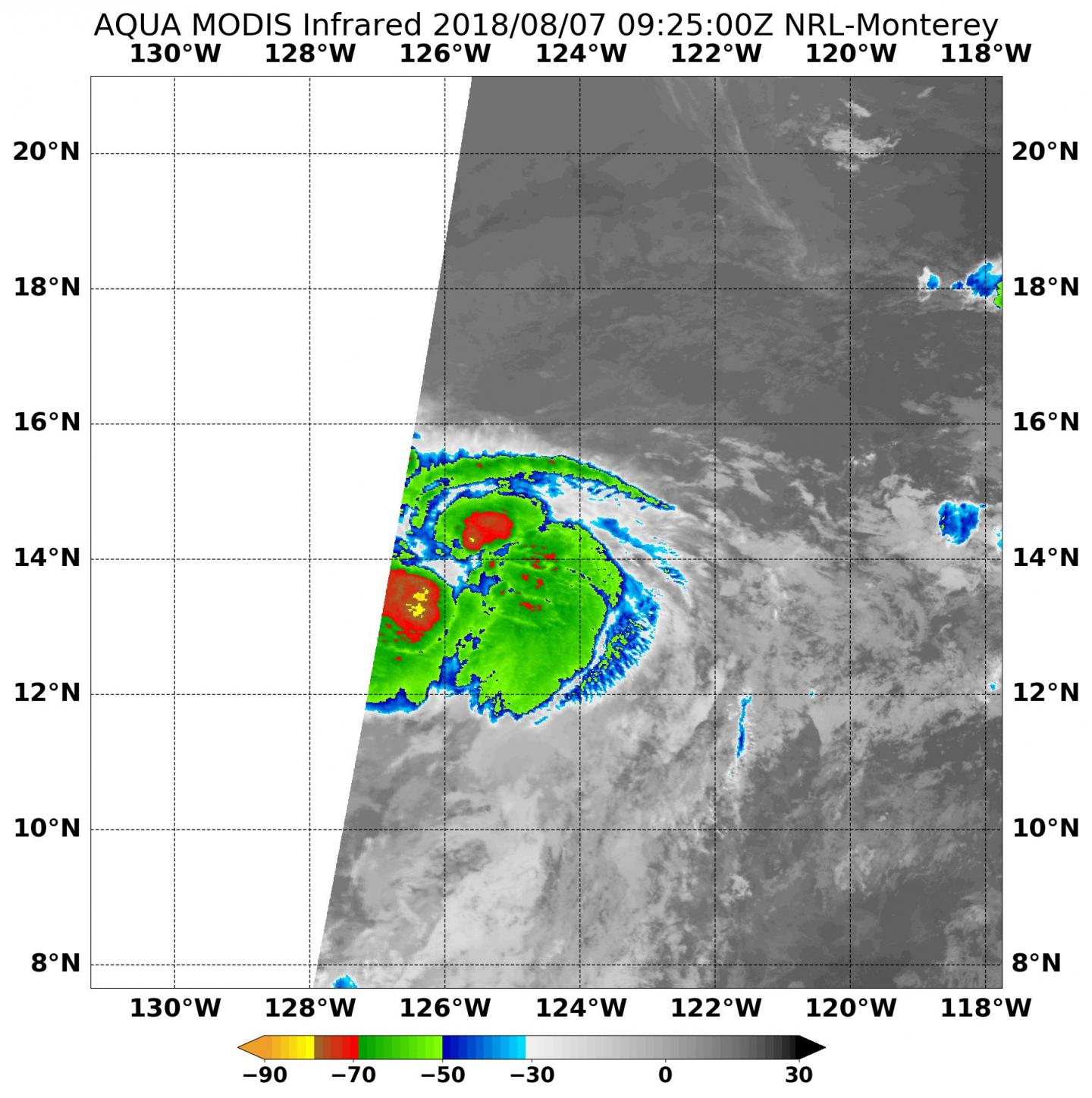 NASA gets an infrared 'baby picture' of Tropi | EurekAlert!