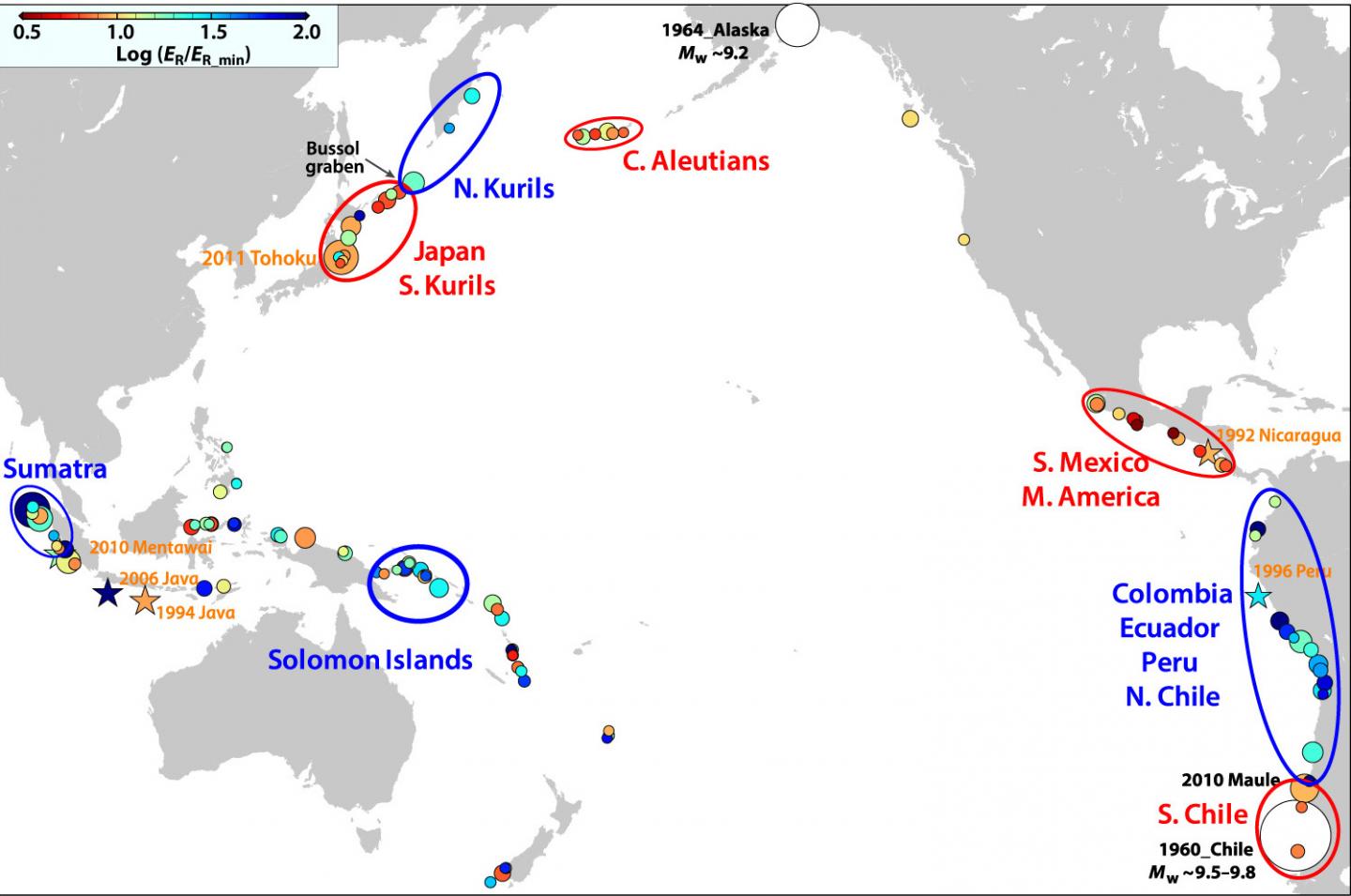 Map of REEF Measurements [IMAGE] | EurekAlert! Science News Releases