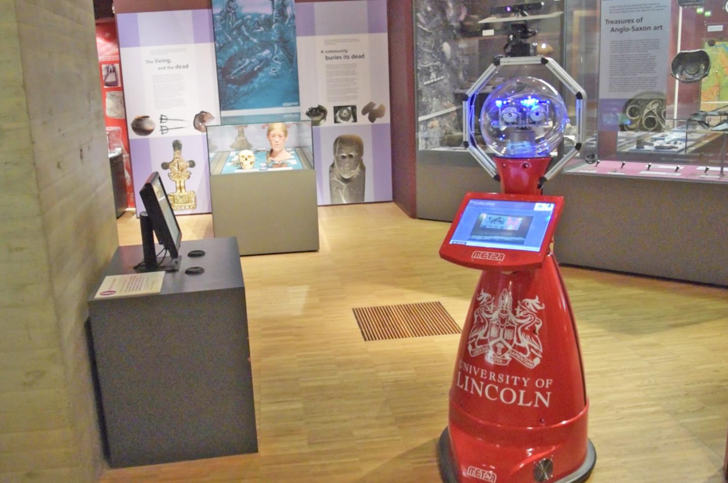 Lindsey the Robot Tour Guide a [IMAGE] | EurekAlert! Science News Releases