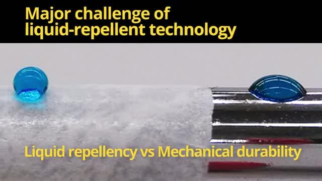 Innovative and ideal liquid-repellent surface | EurekAlert!