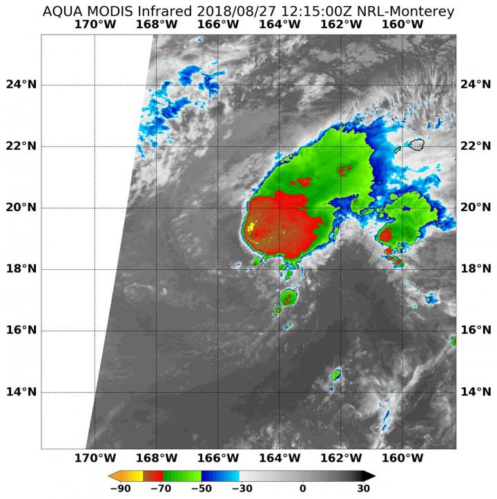 NASA finds wind shear slamming Tropical Cyclo | EurekAlert!