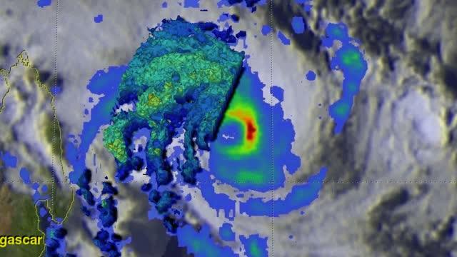 NASA sees powerful Tropical Cyclone Enawo thr | EurekAlert!