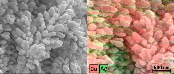 Copper-Silver Cathode [IMAGE] | EurekAlert! Science News Releases