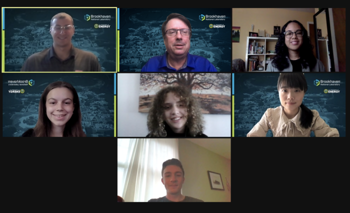 Student intern Zoom meeting [IMAGE] | EurekAlert! Science News Releases