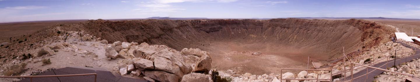 Cataclysm at Meteor Crater: Crystal sheds lig | EurekAlert!