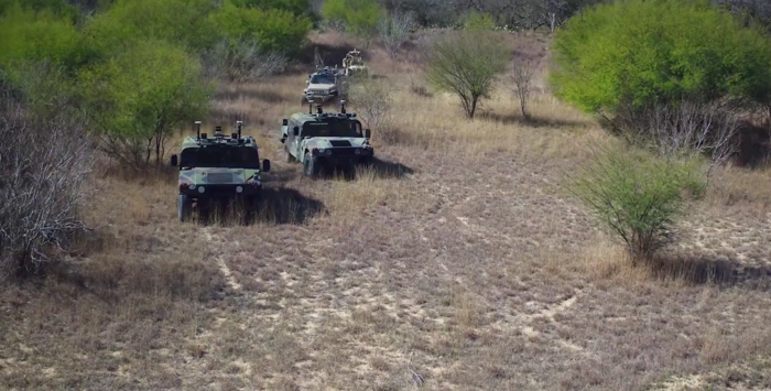 Vehicles in SwRI Off Road Test [IMAGE] | EurekAlert! Science News Releases