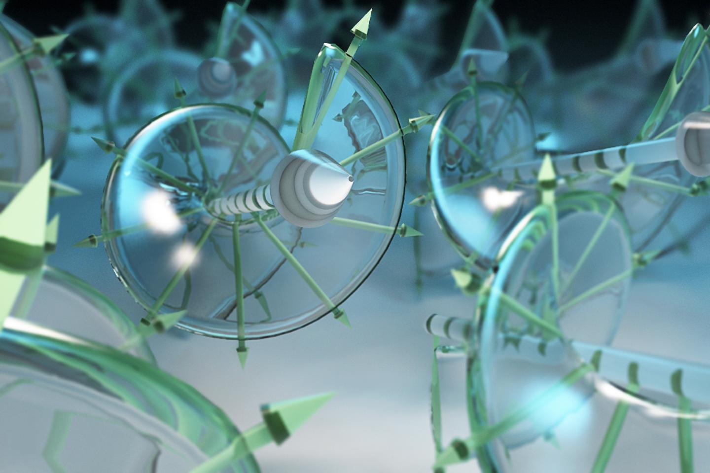 Magnetic Spin-Waves in a Solid [IMAGE] | EurekAlert! Science News Releases