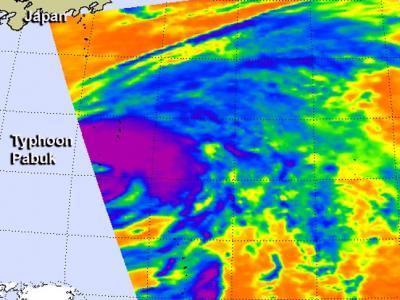 Infrared NASA image shows strength in Typhoon | EurekAlert!