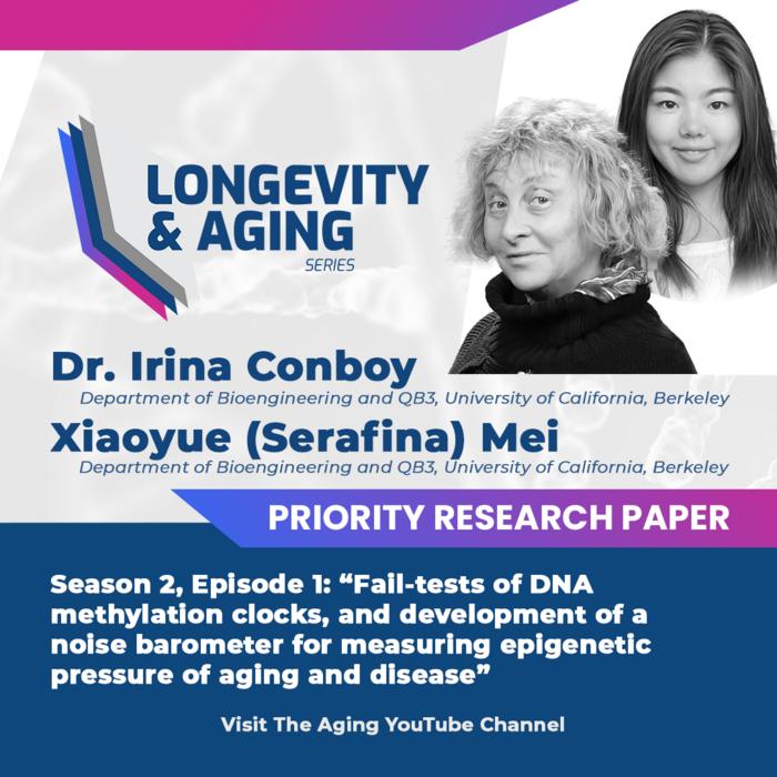 The Longevity & Aging Series: Season 2 premie | EurekAlert!