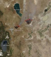 NASA sees Nevada's Own 'Fire' Works with Truc | EurekAlert!