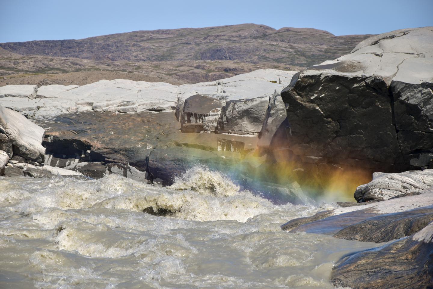 Milky meltwater river from Lev [IMAGE] | EurekAlert! Science News Releases