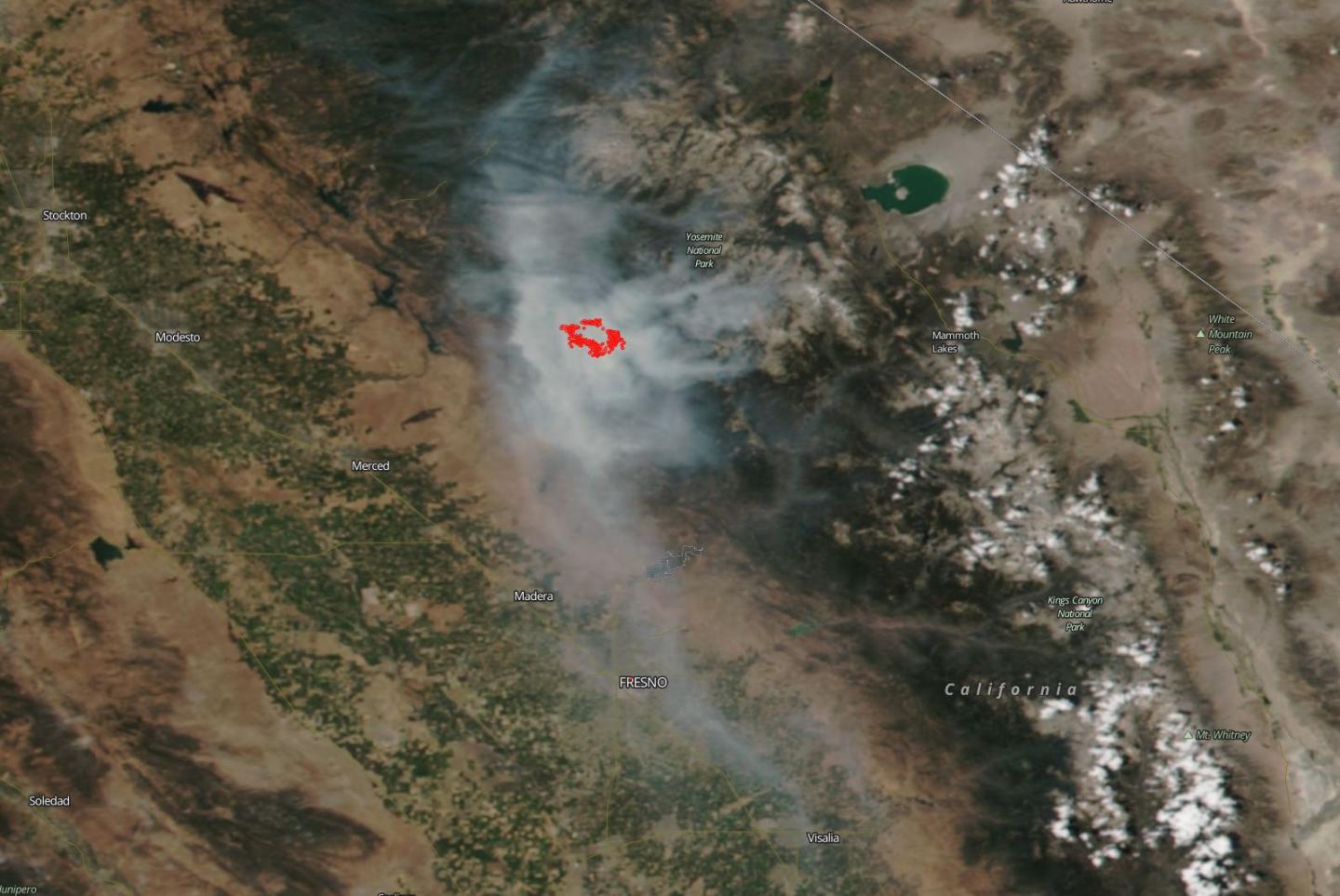 Ferguson Fire Continues to Increase in Size | EurekAlert!