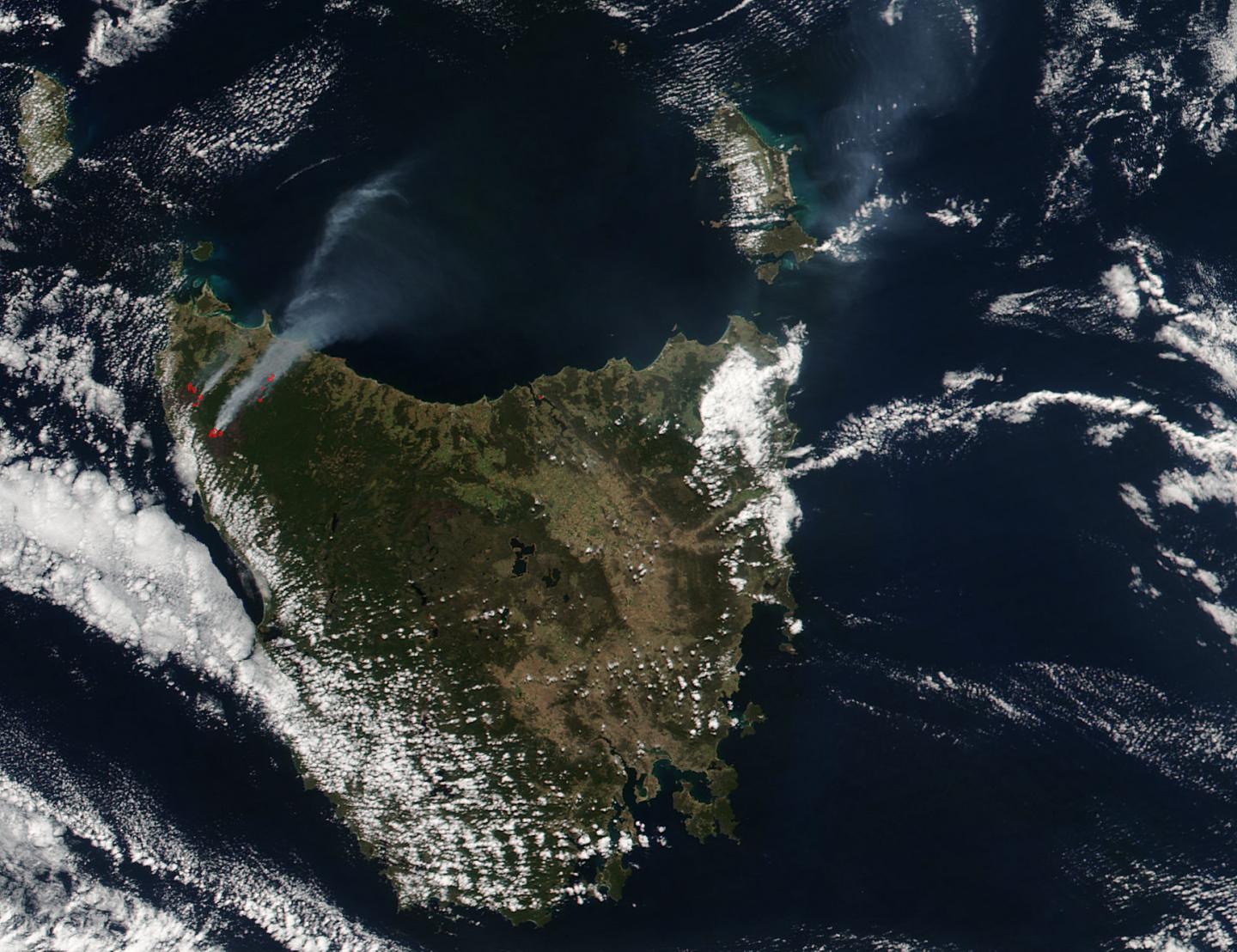 Bushfires Continue in Tasmania | EurekAlert!