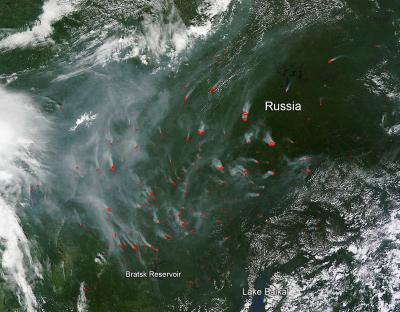 Wildfires in Central Russia, J [IMAGE] | EurekAlert! Science News Releases