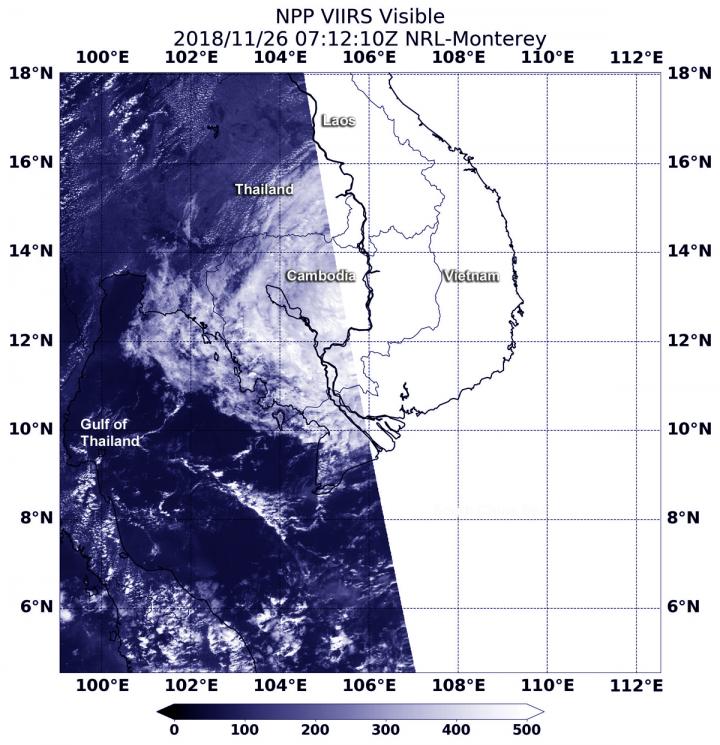 NASA sees Tropical Cyclone 33W dissipating | EurekAlert!