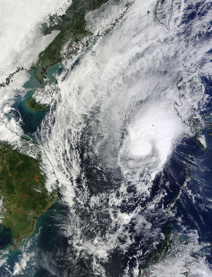 Terra Image of Hagupit [IMAGE] | EurekAlert! Science News Releases