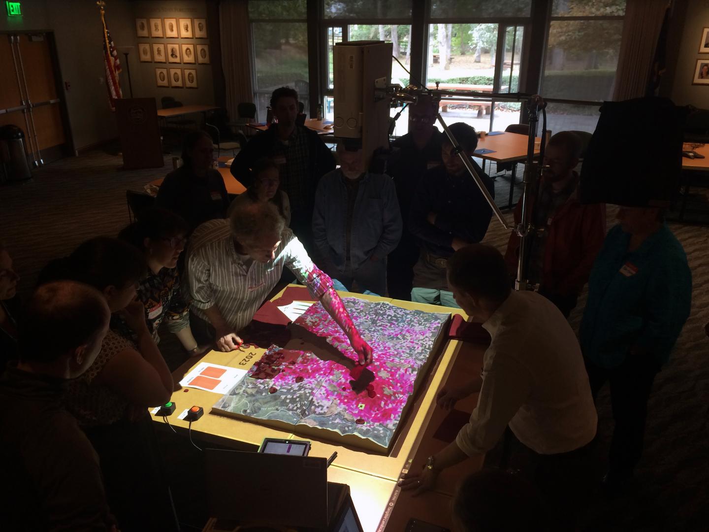 Tangible Landscape Model [image] Eurekalert Science News Releases