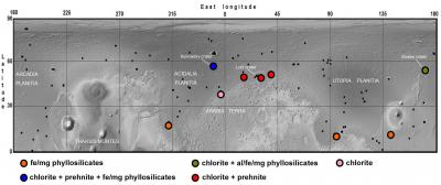 Water-Bearing Minerals on Mars [IMAGE] | EurekAlert! Science News Releases