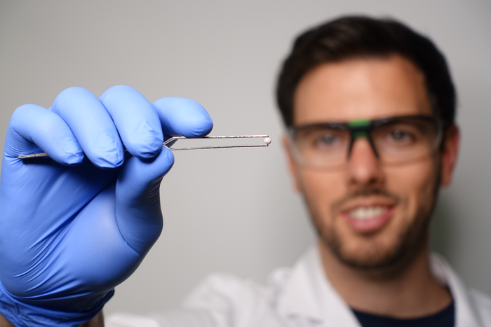 Catalyst pellet for hydrogen r [IMAGE] | EurekAlert! Science News Releases