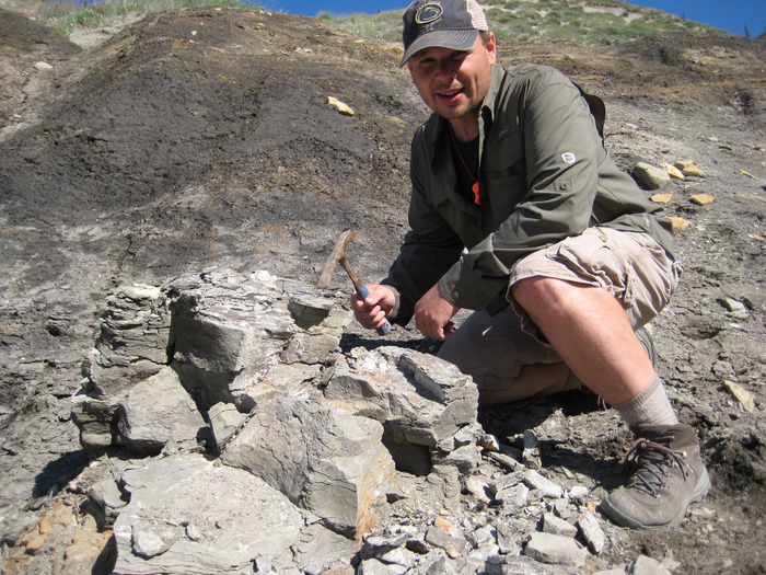 Todd Cook in the field [IMAGE] | EurekAlert! Science News Releases