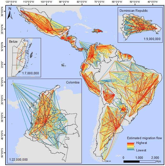 Migration Map [IMAGE] | EurekAlert! Science News Releases