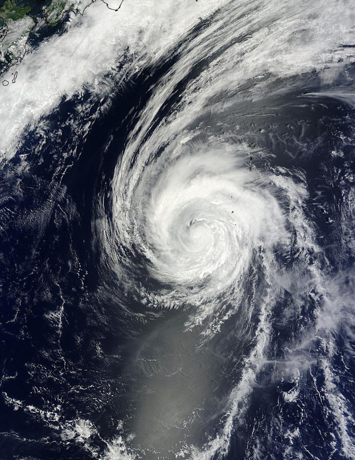 NASA's triple examination of Typhoon Dolphin | EurekAlert!