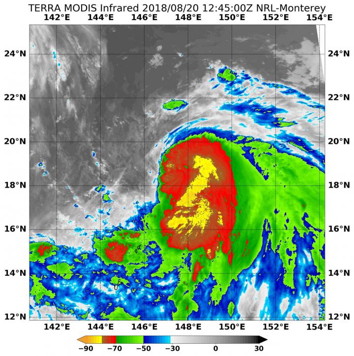 NASA sees a 'Picasso-like' face in Tropical S | EurekAlert!