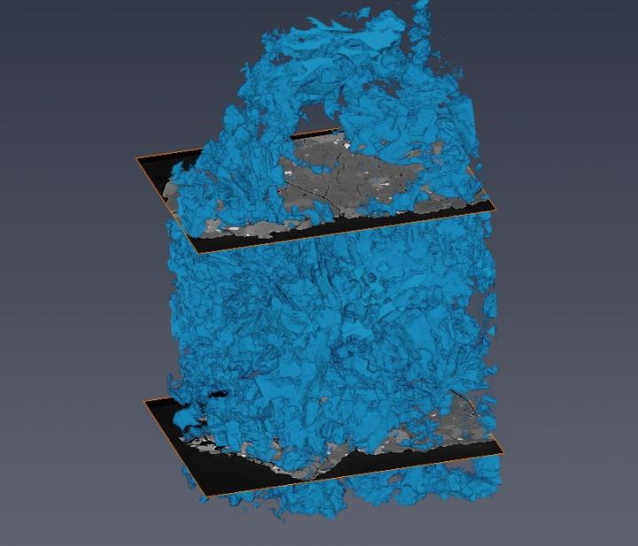 3D Slice of a Moon Rock Scan f [IMAGE] | EurekAlert! Science News Releases