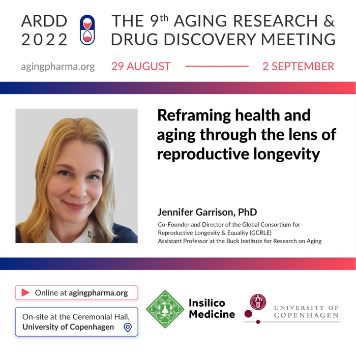 Jennifer Garrison to present at the 9th Aging | EurekAlert!